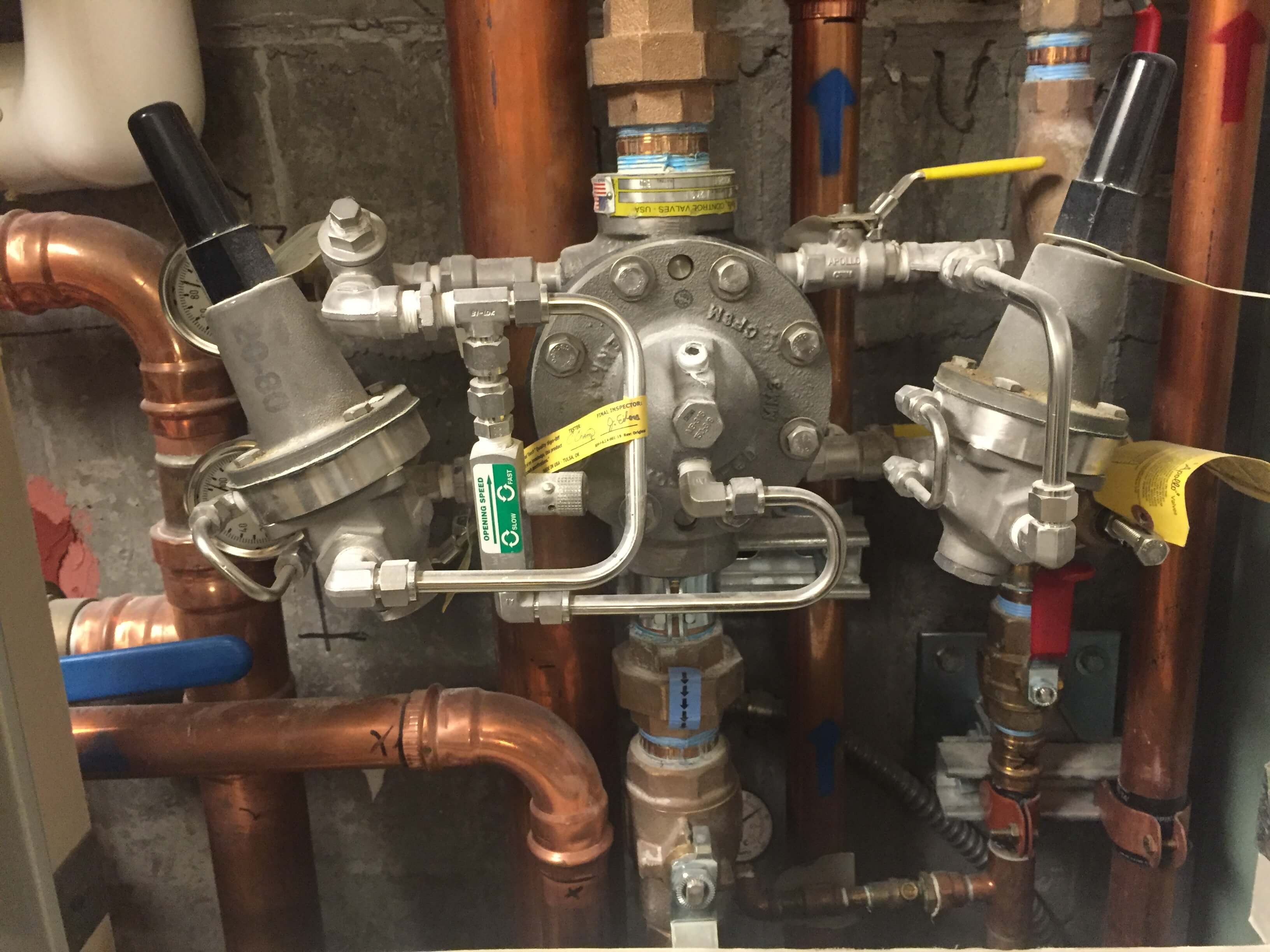 model-127-3-pressure-reducing-valve-installed-in-a-condo - OCV